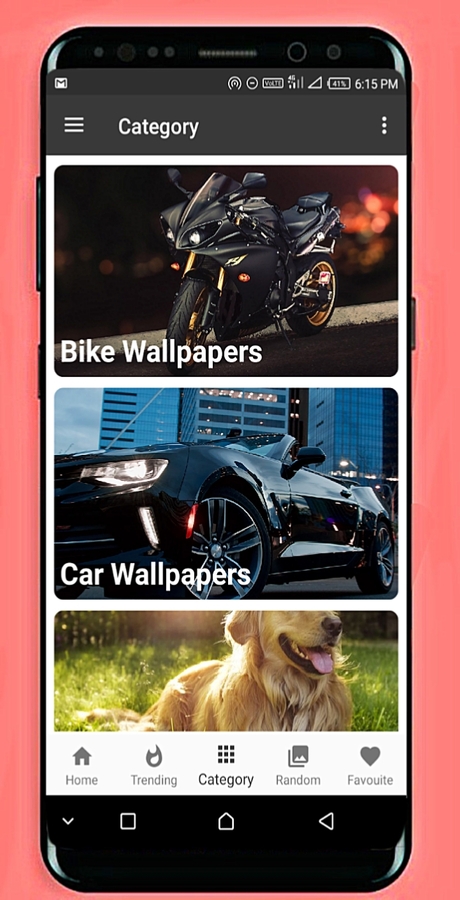 Dynamic Wallpapers Android App With Firebase Back-end by Akshay2662